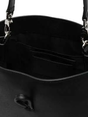 Longchamp Le Roseau Medium Shoulder Bag - Black