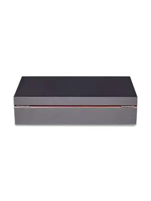 RAPPORT LONDON Carbon Fibre Five Watch Box - Grey
