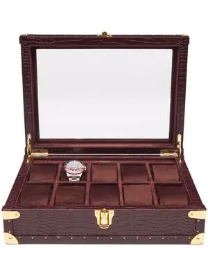 RAPPORT LONDON Brompton Optic Eight Watch Box - Brown