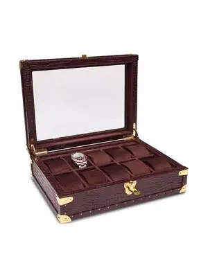 RAPPORT LONDON Brompton Optic Eight Watch Box - Brown