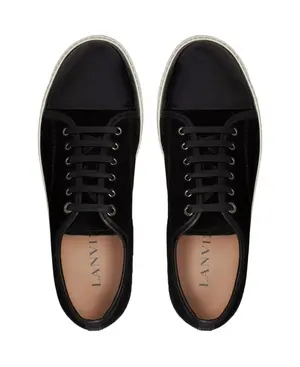 LANVIN Dbb1 Sneakers In Corduroy - Black