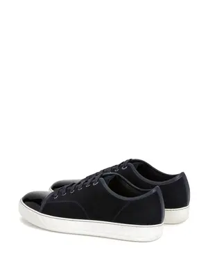 LANVIN Dbb1 Corduroy Sneakers - Navy Blue