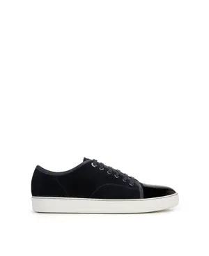 LANVIN Dbb1 Corduroy Sneakers - Navy Blue