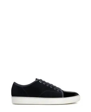 LANVIN Dbb1 Corduroy Sneakers - Navy Blue