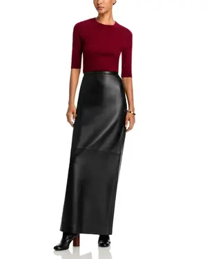 Co Leather Maxi Skirt