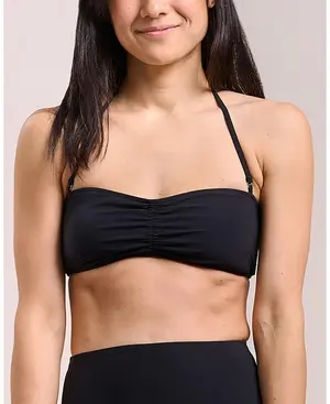 MOLOCO Bianca Bandeau Bikini Top - Black