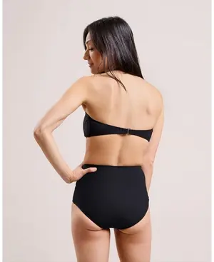 MOLOCO Bianca Bandeau Bikini Top - Black