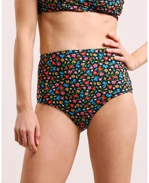 MOLOCO Nina High Waist Bikini Bottom - Gardenia