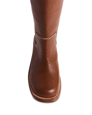 Free People Blaze Block Heel Boots - Vintage Tan Leather