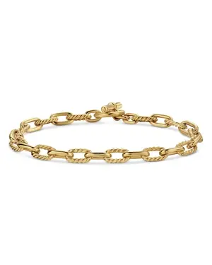 David Yurman Dy Madison Toggle Chain Bracelet - Gold