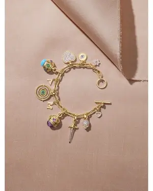 David Yurman Dy Madison Toggle Chain Bracelet - Gold