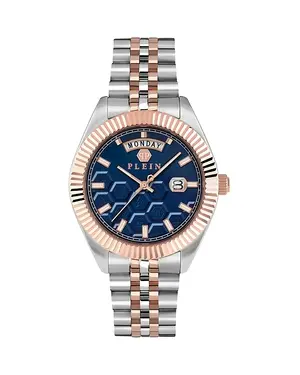 Philipp Plein Date Superlative 42mm Watch - Blue/two-tone