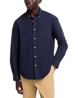 ALEX MILL Poplin Button Down Shirt - Dark Navy