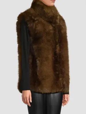 Apparis Laila Faux-fur Sleeveless Vest
