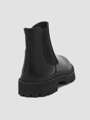 POLLINI M. Leather Ankle Boots