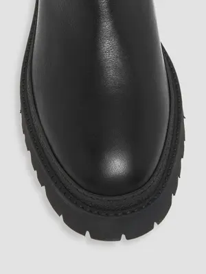 POLLINI M. Leather Ankle Boots