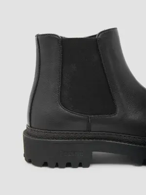 POLLINI M. Leather Ankle Boots