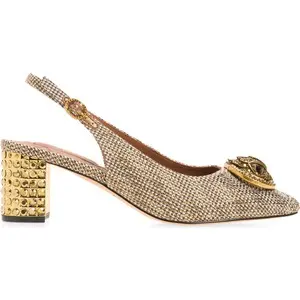 Kurt Geiger Chelsea Slingback Pumps - Dark Beige