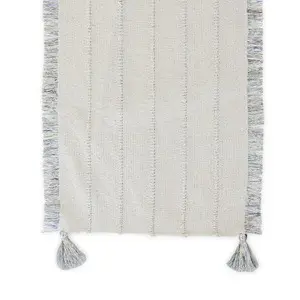 JOLLITY & CO Fabric Table Runner - Silver
