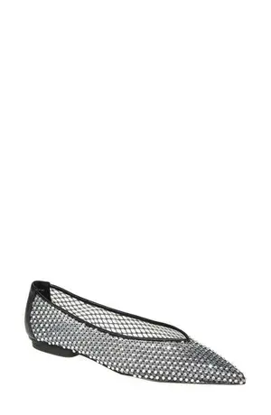 Rebecca Minkoff Crystal Mesh Ballet Flat