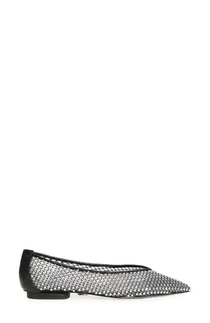 Rebecca Minkoff Crystal Mesh Ballet Flat
