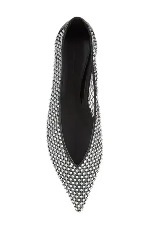 Rebecca Minkoff Crystal Mesh Ballet Flat