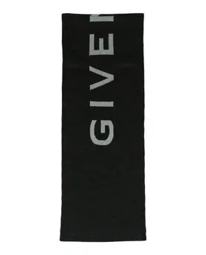 Givenchy Double Face 4g Logo Scarf Dark Grey