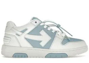 Off-White Ooo Low Top Sneakers - Light Blue/white