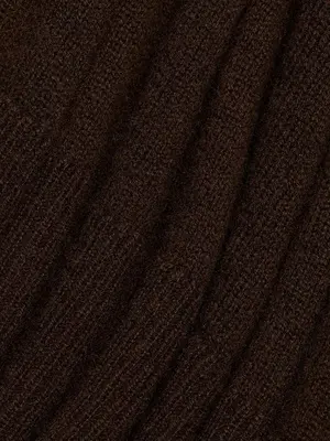SAKS FIFTH AVENUE Cashmere Crewneck Sweater - Midnight Brown