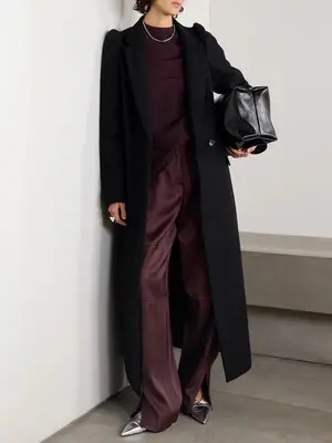 JIL SANDER Satin-twill Straight-leg Pants