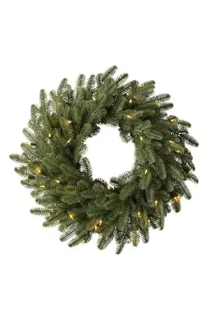 BALSAM HILL Balsam Fir Pre Lit Wreath