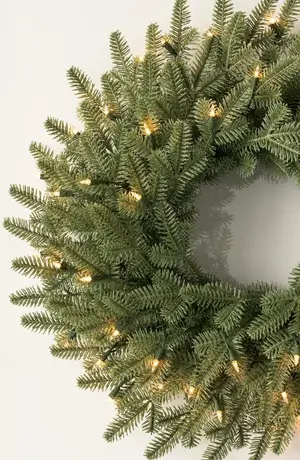 BALSAM HILL Balsam Fir Pre Lit Wreath