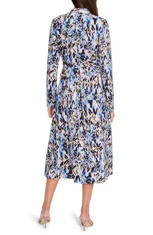NIC+ZOE Washed Chevron Shirtdress