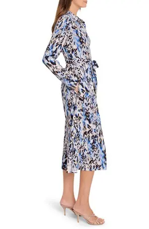 NIC+ZOE Washed Chevron Shirtdress