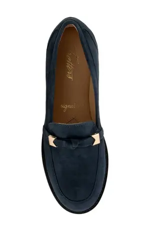 Trotters Femi Loafer - Navy Suede