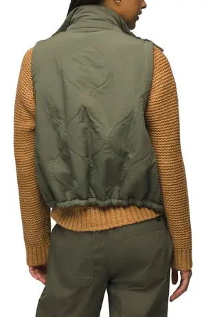 Prana Encinitas Quilted Vest - Rye Green