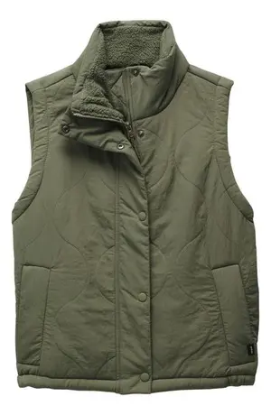 Prana Encinitas Quilted Vest - Rye Green
