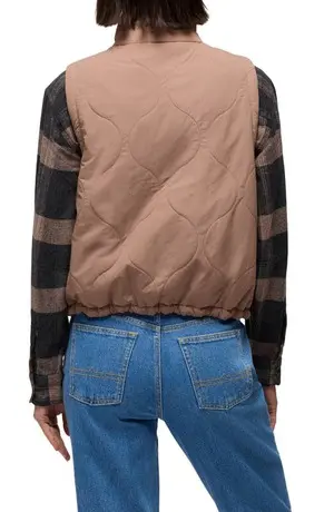 Prana Encinitas Quilted Vest - Shroom