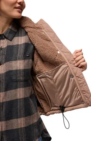 Prana Encinitas Quilted Vest - Shroom