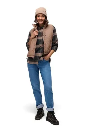 Prana Encinitas Quilted Vest - Shroom