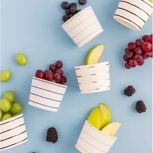 DAYDREAM SOCIETY Frenchie Stripes Baking Cups - Cool Palette