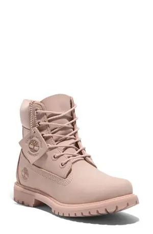 Timberland Premium Waterproof Boots - Light Pink Nubuck