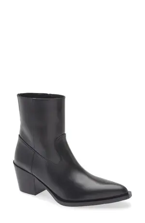 STUART WEITZMAN Tate Bootie - Black Leather