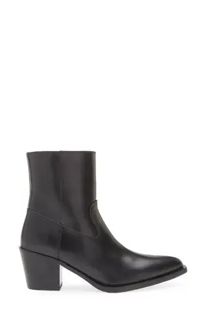 STUART WEITZMAN Tate Bootie - Black Leather
