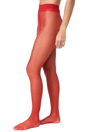STEMS Avery Microfiber Tights - Red