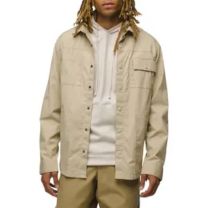 Prana Palisades Ripstop Upf Snap Front Field Shirt - Sandstone