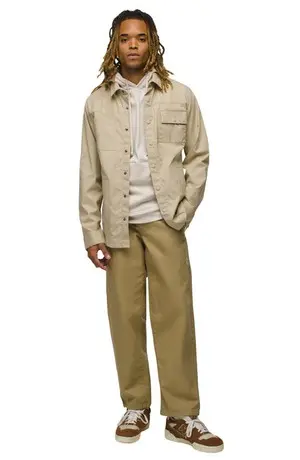 Prana Palisades Ripstop Upf Snap Front Field Shirt - Sandstone