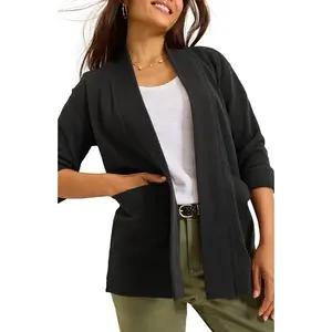 Tommy Bahama Aruba Open Front Cardigan - Black