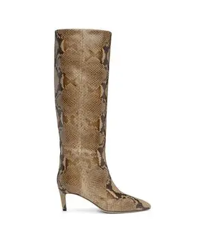 Paris Texas Stiletto 60 Tall Boots - Mud