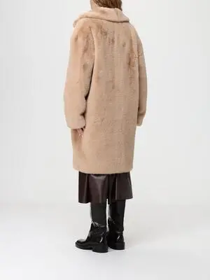 STAND STUDIO Fur Coat - Beige